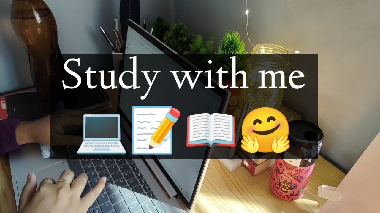 Study with me | 45 minutes | Rain sounds | Calming ambience | Focused ...
