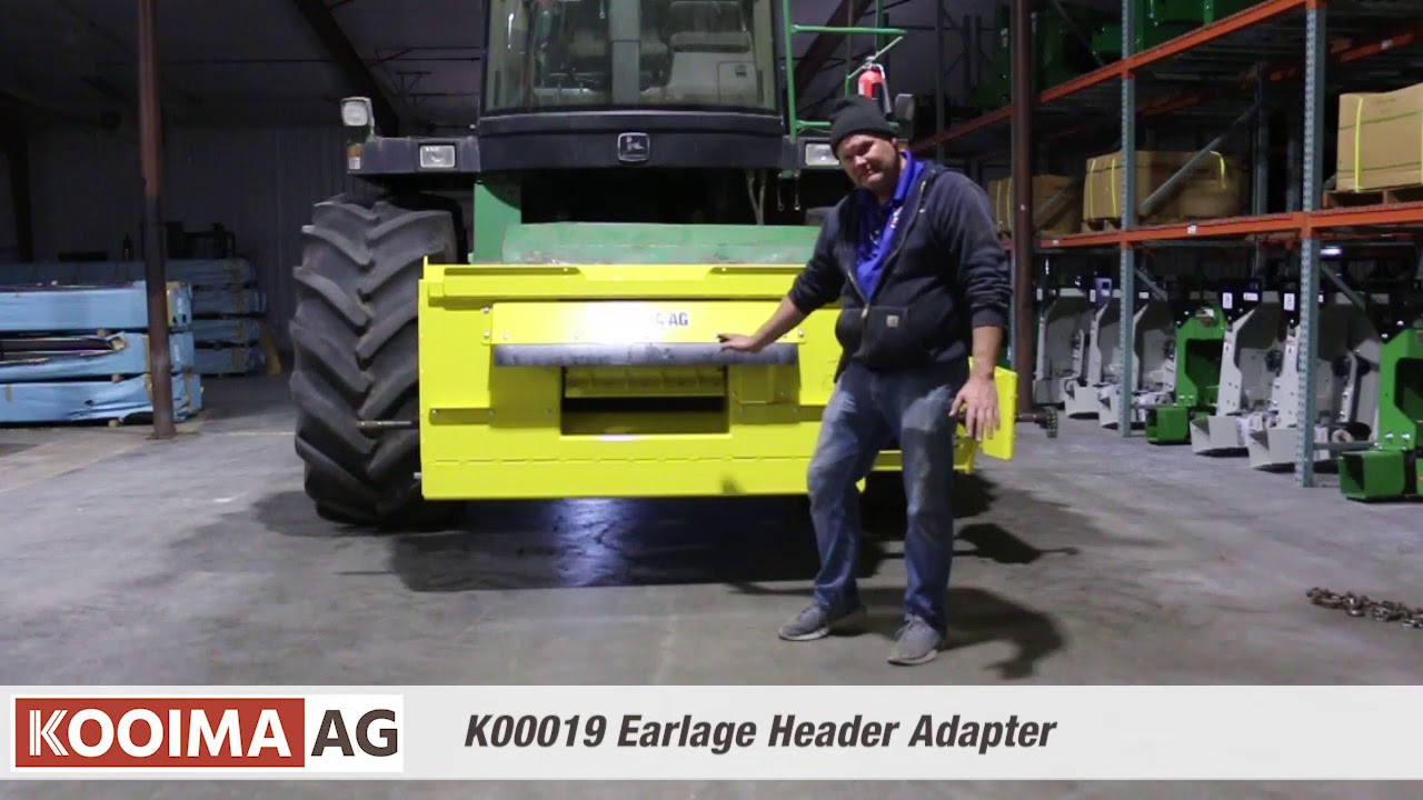 K00019 Kooima® Ag Earlage Adapter for John Deere® 6000 and 7200-7580 ...