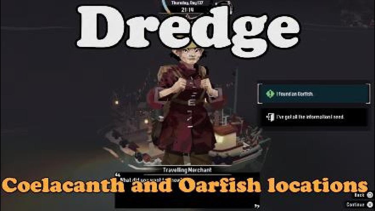 Dredge-Coelacanth and Oarfish Locations - YouTube