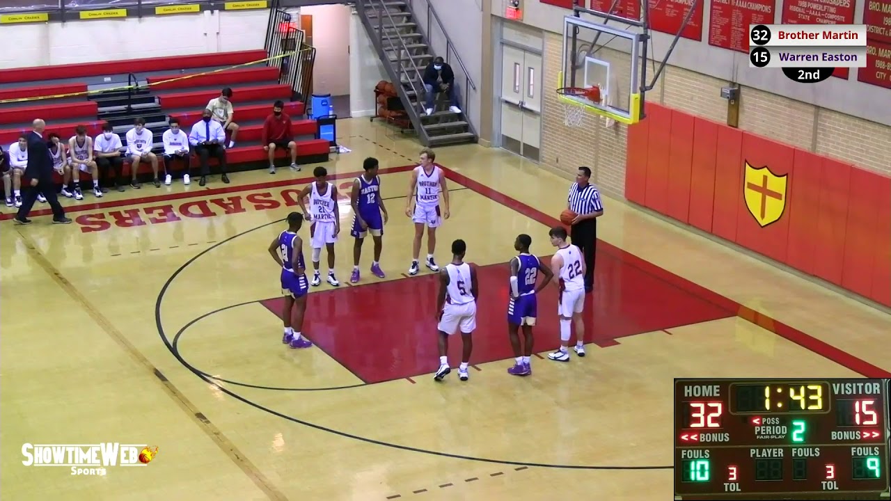 Warren Easton High vs Brother Martin - Brother Martin Basketball ...