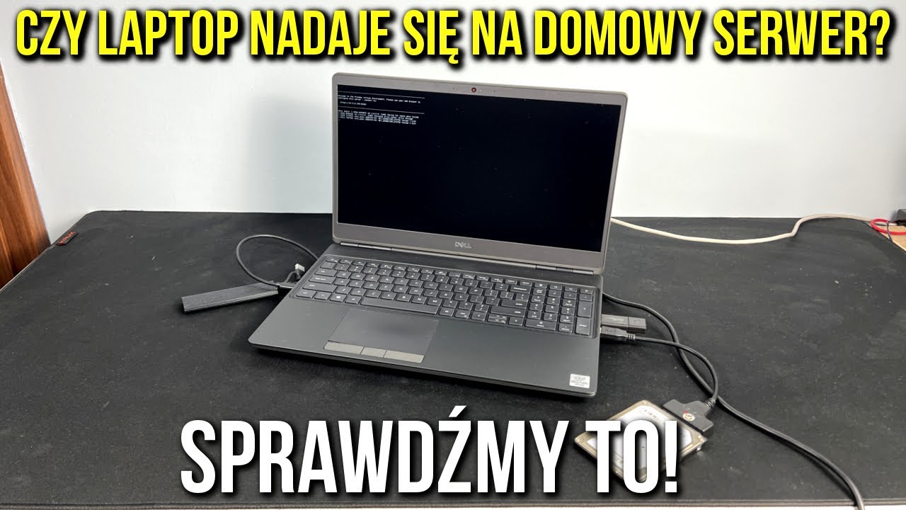 Laptop jako domowy serwer? Sprawdźmy to! - YouTube