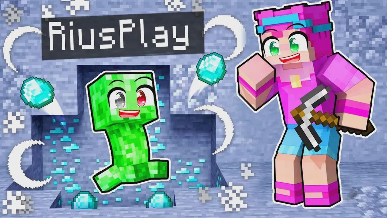 Playing MINECRAFT as a Friendly Little Creeper! - YouTube