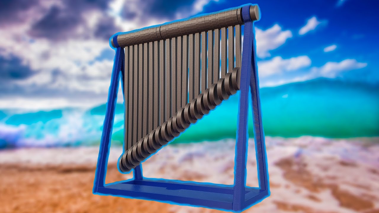 Mesmerizing Wave Sculpture 3D Printed | Amazing Desk Toy 3D Print - YouTube