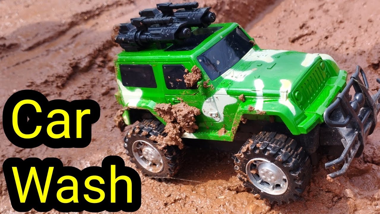 rc 4x4 car wash with Water || Mini cars wash - YouTube