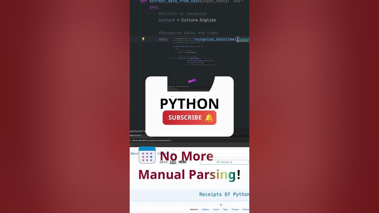 Data Recognition In Text Part2 Coding Pythontutorial Python Learnpython Pythonforbeginners 