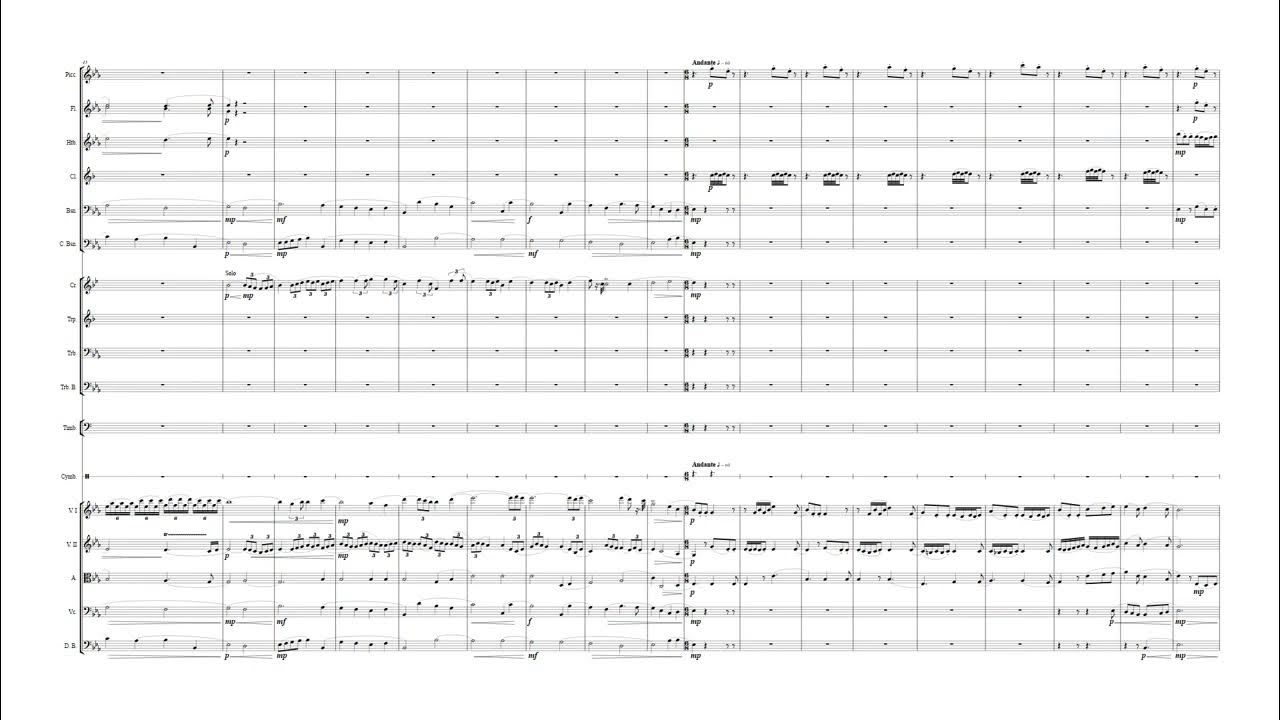 Symphony n°3 in G minor - II. Adagio (C. 23) - YouTube