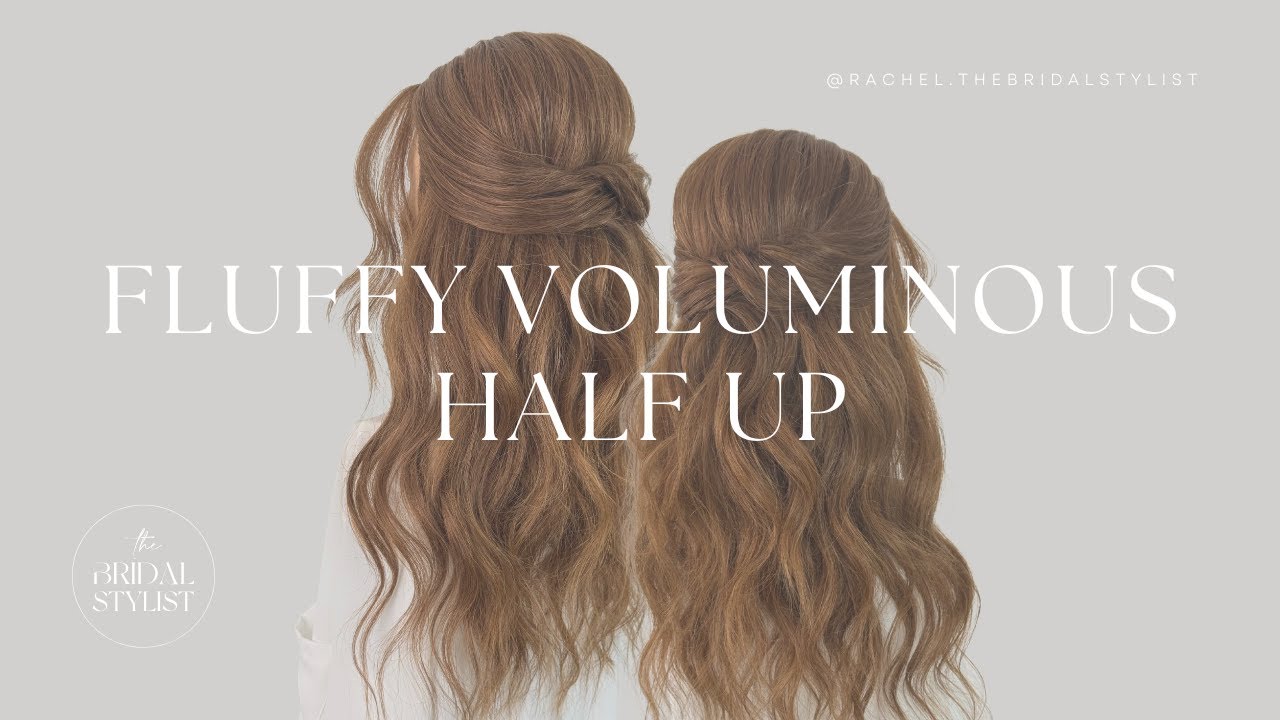 WORKSHOP: Fluffy, Voluminous Half-Up - YouTube