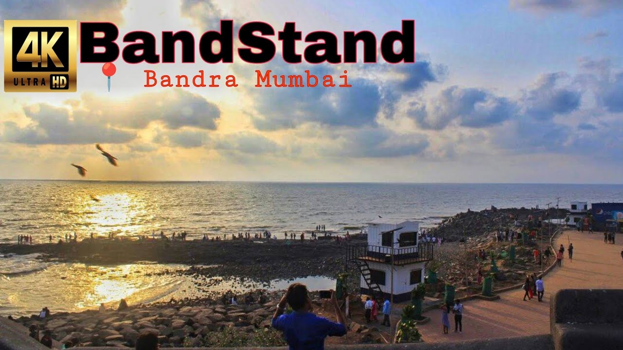 BandStand Beach Bandra | 4k HDR - YouTube