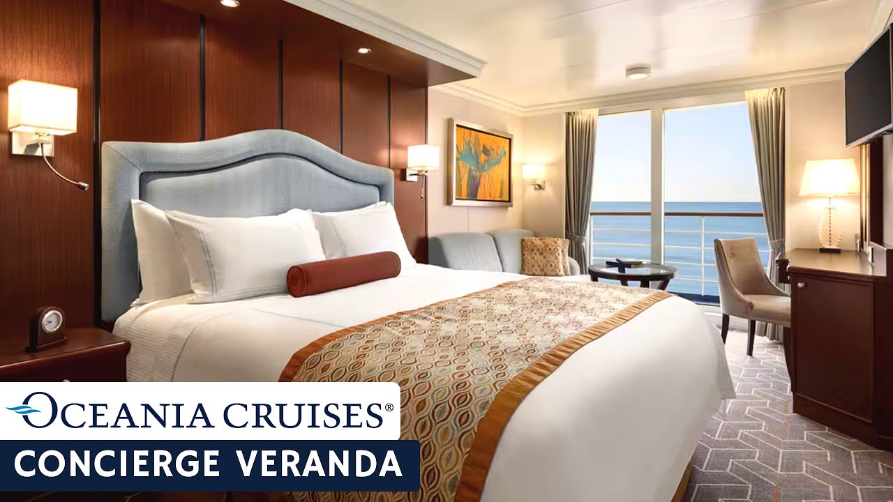 Oceania Marina | Concierge Large Veranda Stateroom Full Walkthrough Tour & Review | 4k - YouTube