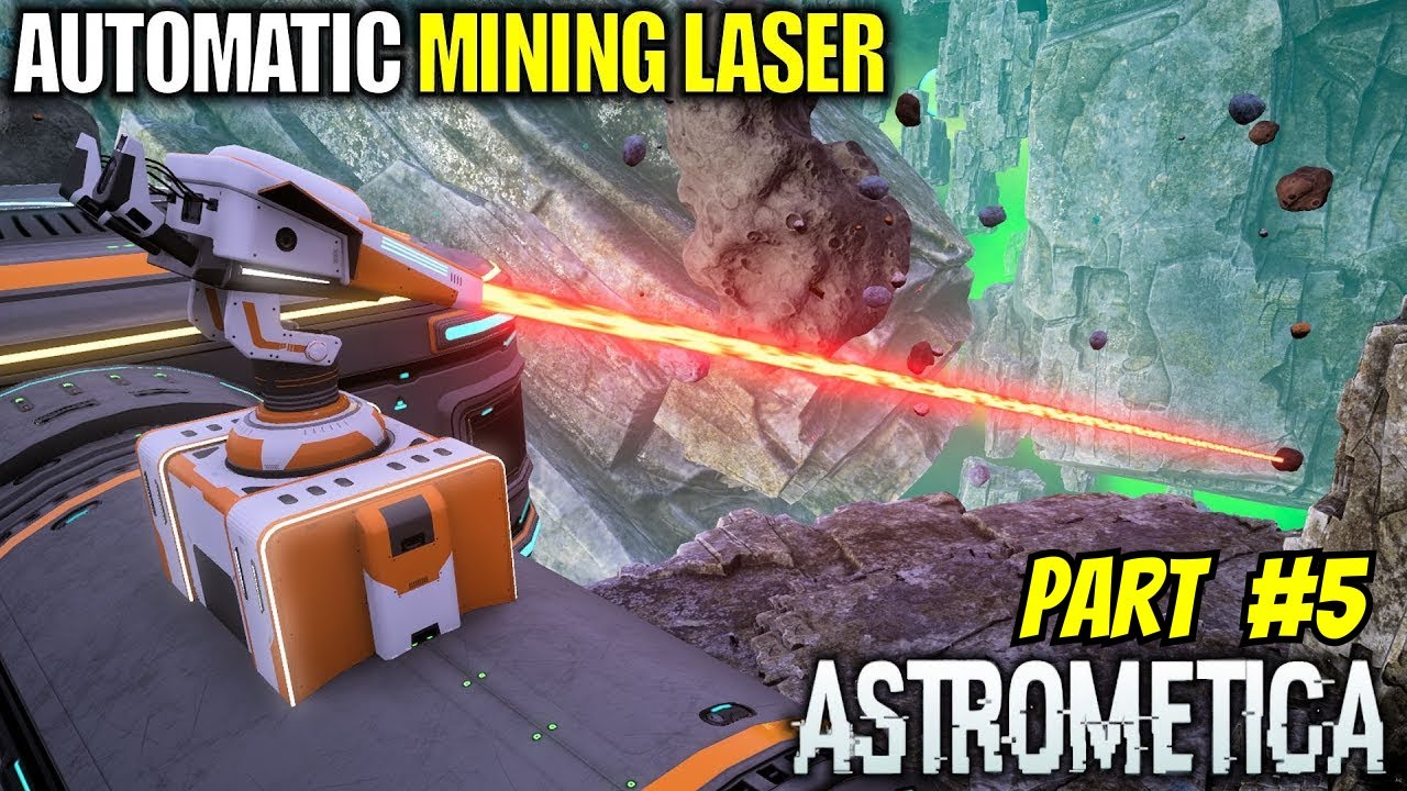 I Built AUTO MINING LASERS in Astrometica P5 - YouTube