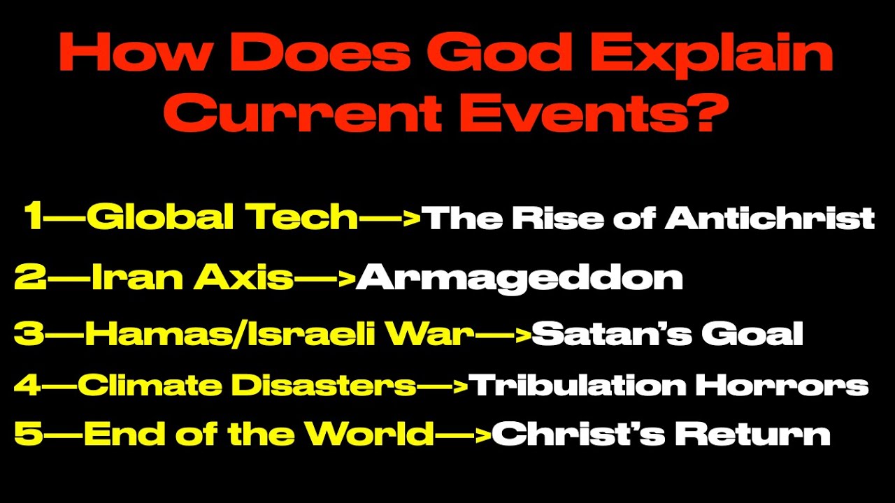 HOW DOES GOD EXPLAIN CURRENT GLOBAL EVENTS? (Session-4) - YouTube