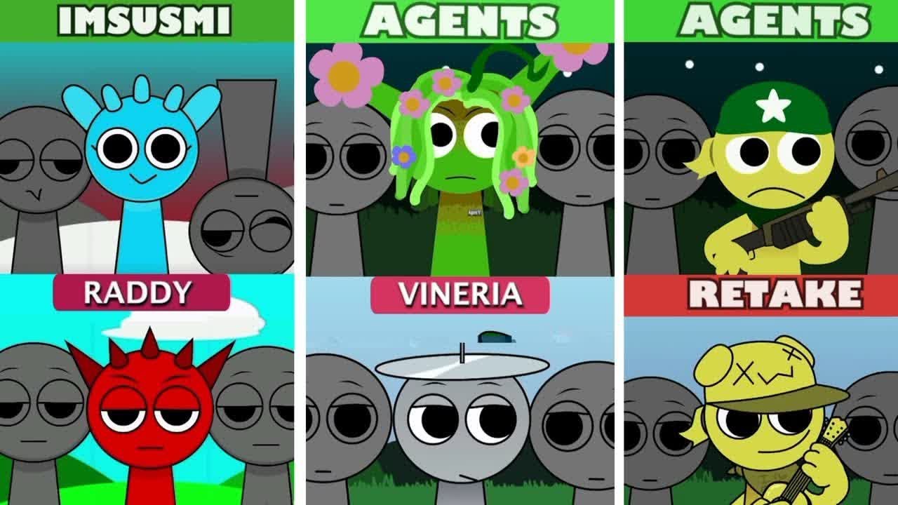Incredibox Sprunk Retake NEW BONUS But Agent Sprunkis VS Sprunki - YouTube