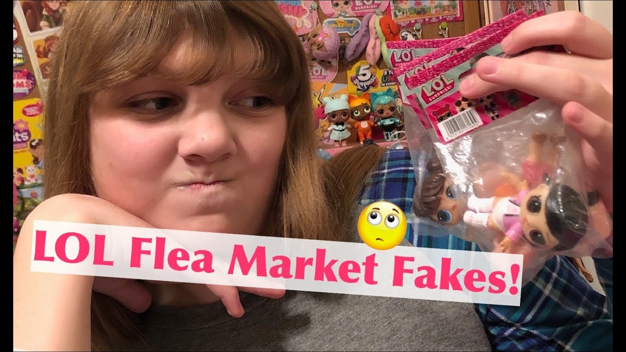 L.O.L. Surprise Flea Market FAKE Dolls in Bags – LOL Doll Unboxing ...