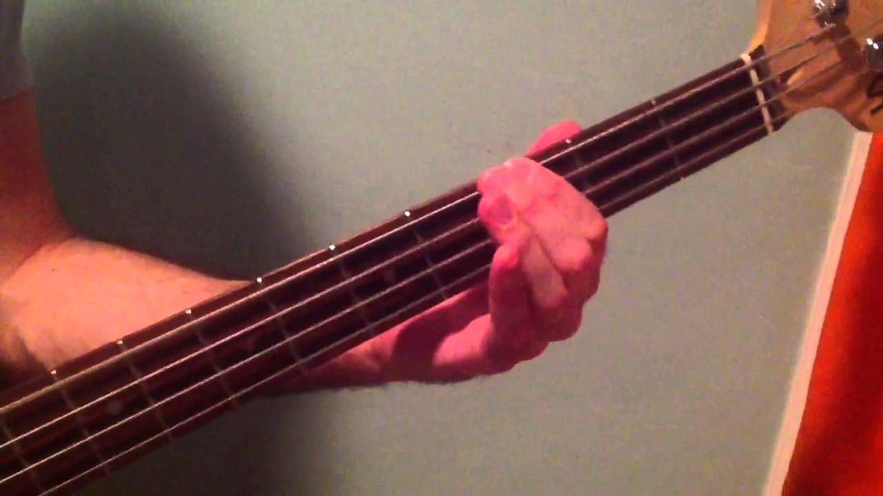 Bass part for bluegrass - YouTube