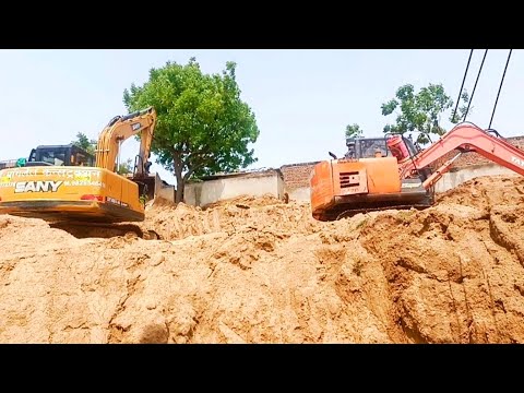 SANY JCB vs TATA MOTORS JCB || New model JCB video || khushi sb - YouTube