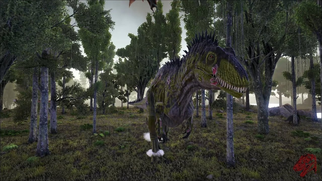 ARK: Survival Evolved Savage Acrocanthosaurus Rampage On Shigo Islands ...