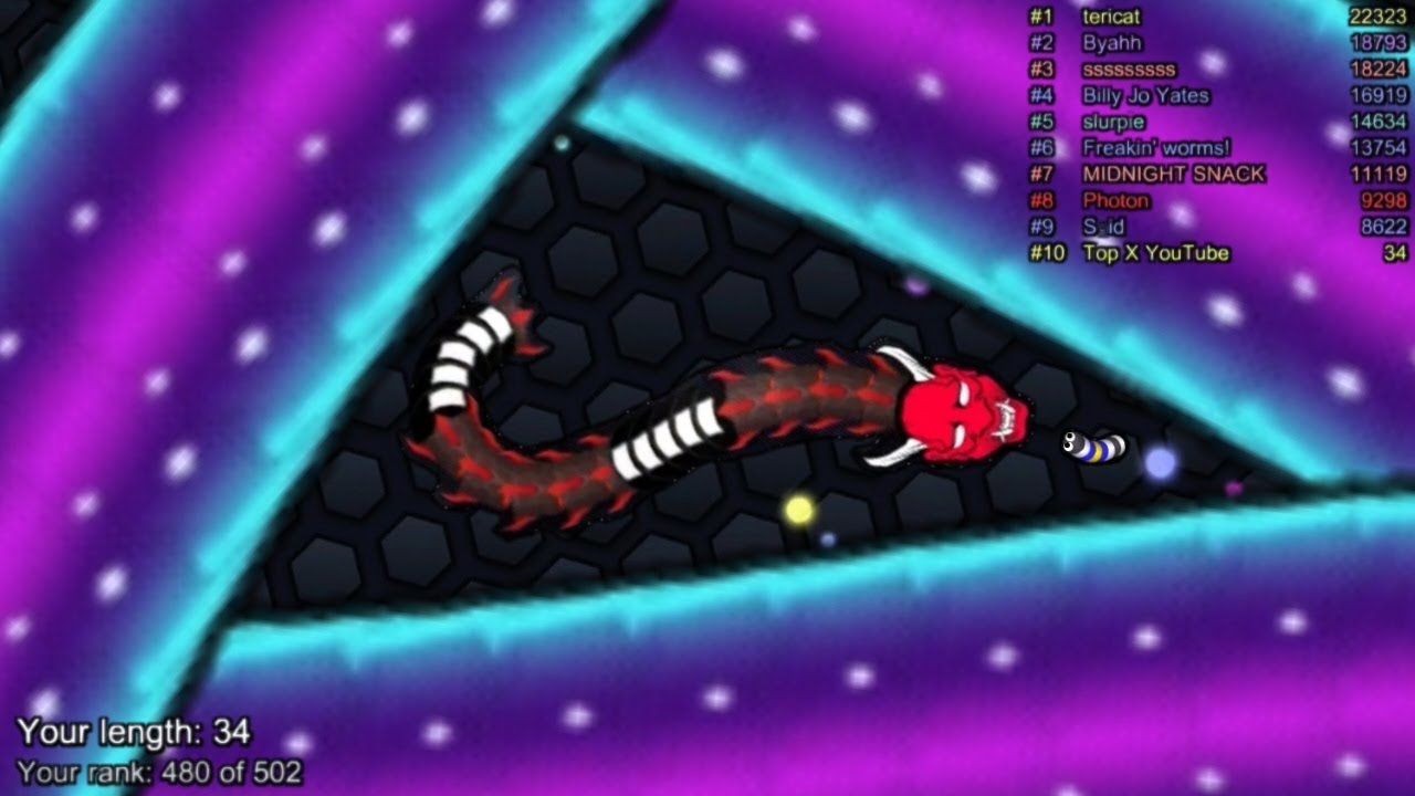 Slither.io A.I. New Epic Skin Slitherio Best Gameplay - Demon Skin ...