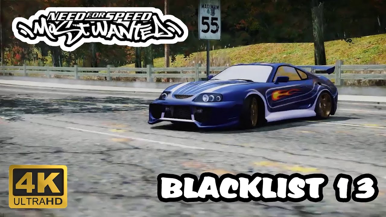 NFS MOST WANTED - ULTRA GRAPHICS MOD HD - Blacklist 13 - YouTube