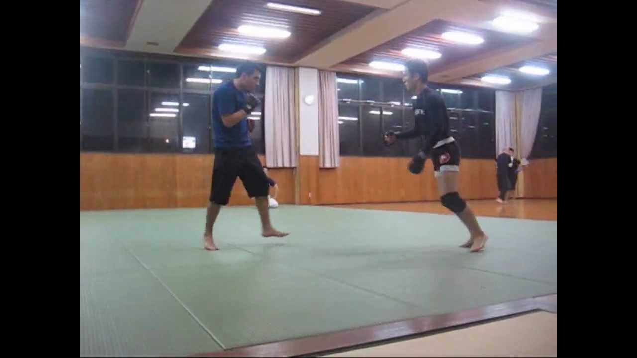 Nutshot during practice! - YouTube