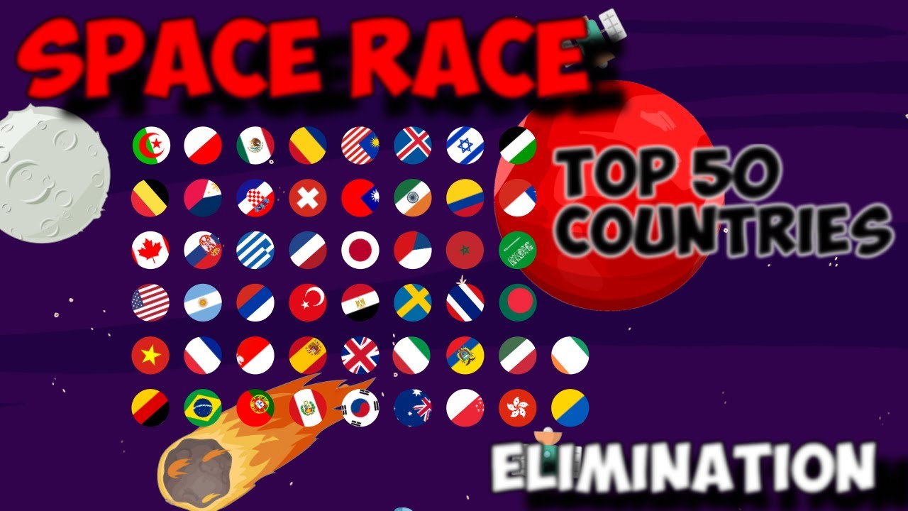 SPACE MARBLE RACE ELIMINATION - Watch Time Contries May - YouTube