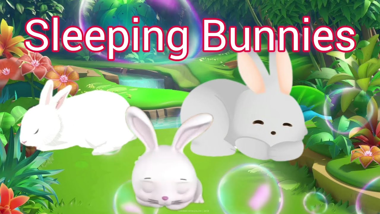 Sleeping Bunnies Kids Rhyme | Nursery Rhymes Sleeping Bunnies - YouTube