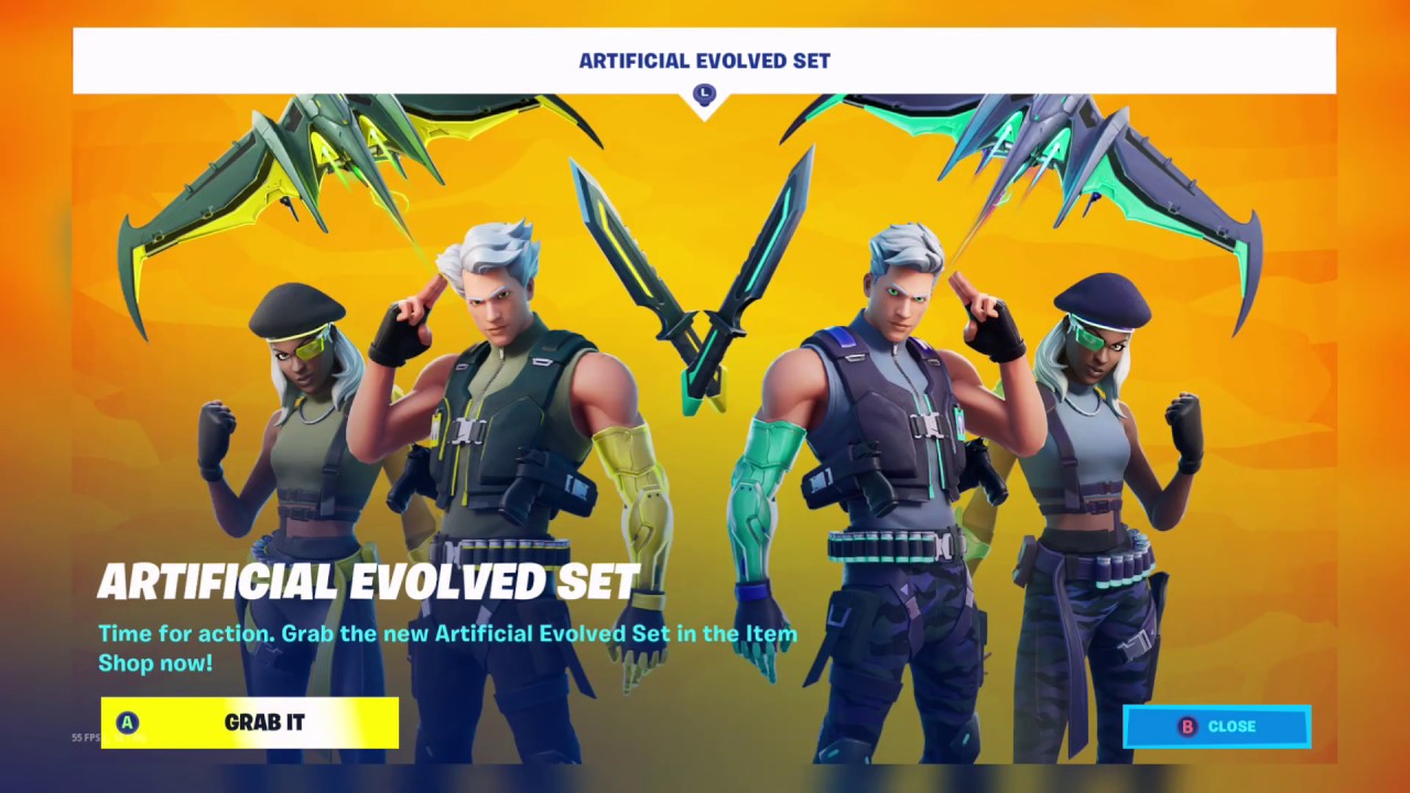 *NEW* TERRA & TEK SKINS IN FORTNITE! (*NEW* ARTIFICIAL EVOLVED SET ...