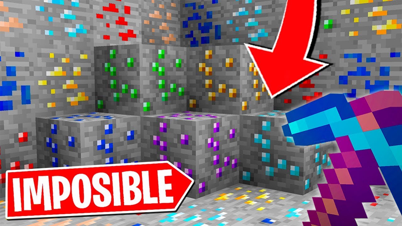 ¡Encontramos LA MEJOR MINA de MINECRAFT con MINERALES CHETADOS! 💎😱 ...