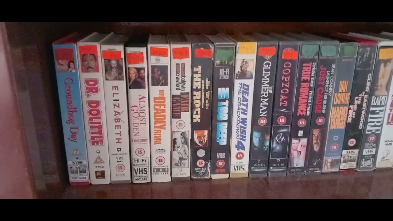 A MOVIE ROOM TOUR OF MY PERSONAL COLLECTION SO FAR. - YouTube