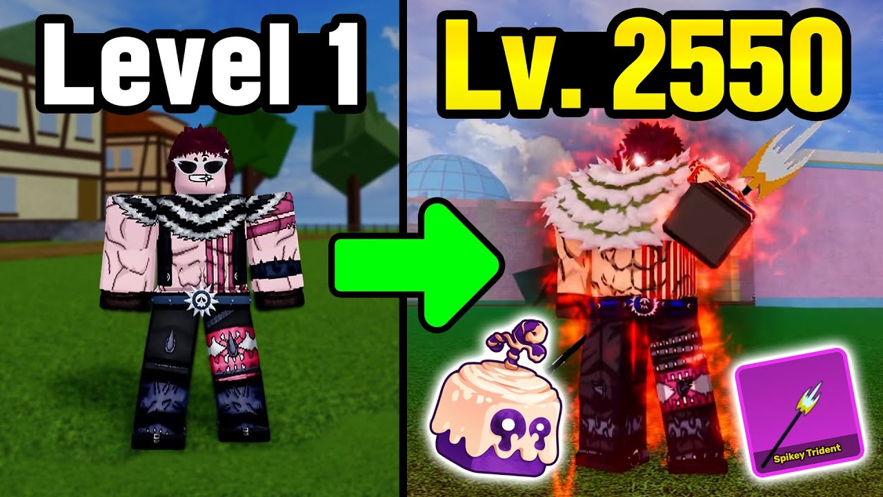 From Noob To Pro Using Only DOUGH & TRIDENT [Celeb Katakuri Epi1] - YouTube