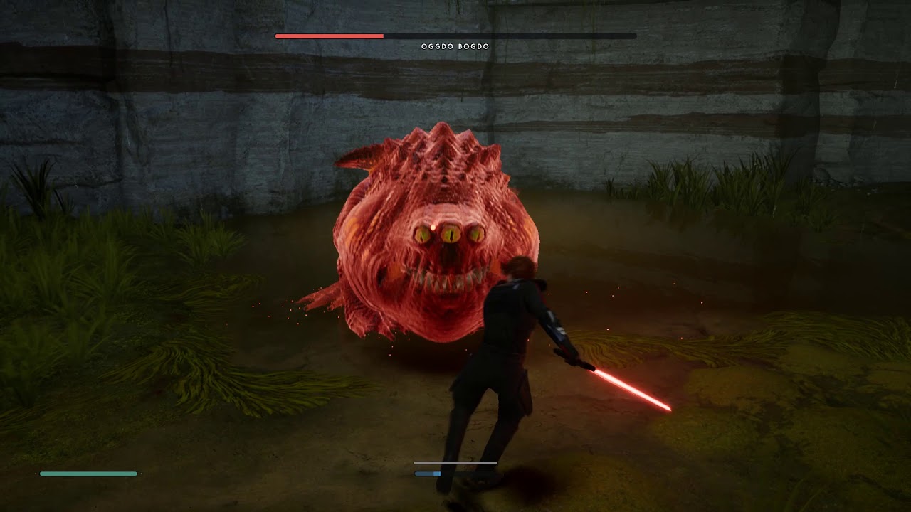 Star Wars Jedi Fallen Order Inquisitor Call gameplay vs Frog - YouTube