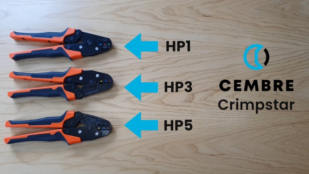 HP1 / HP3 / HP5 - Compare Cembre Crimpstar Crimping Tools - YouTube
