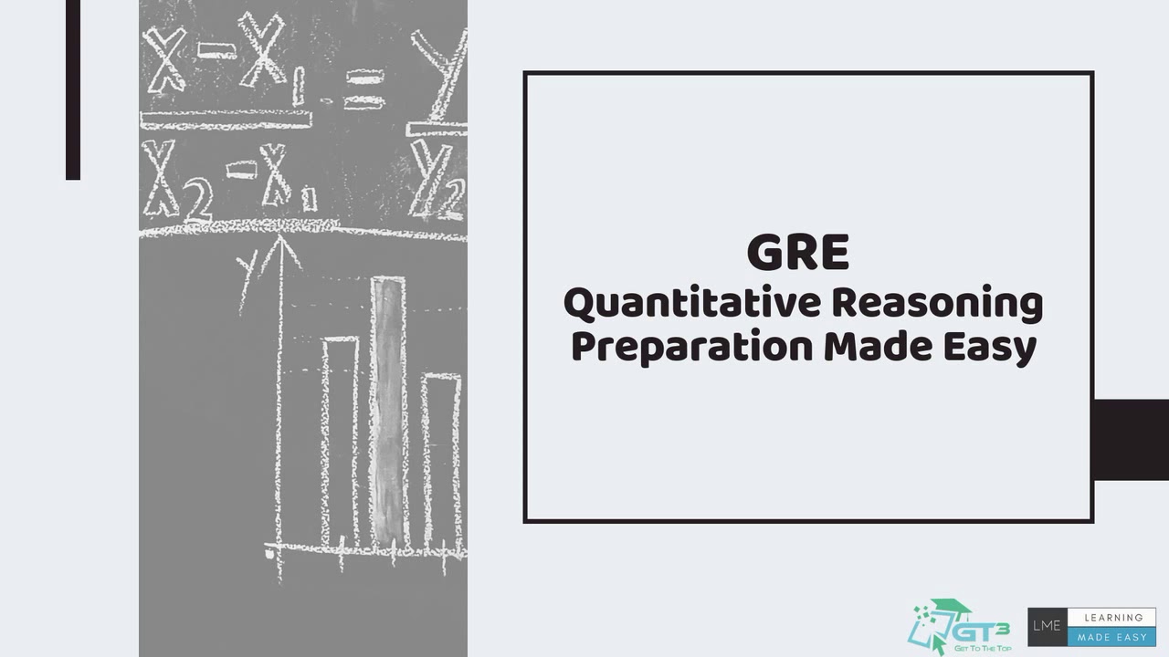 GRE - Quantitative Reasoning - Preparation Made Easy - Course Preview - YouTube