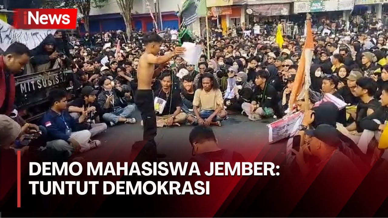 Ratusan Mahasiswa Demo RUU Pilkada di Jember: Suara Rakyat Menggema ...
