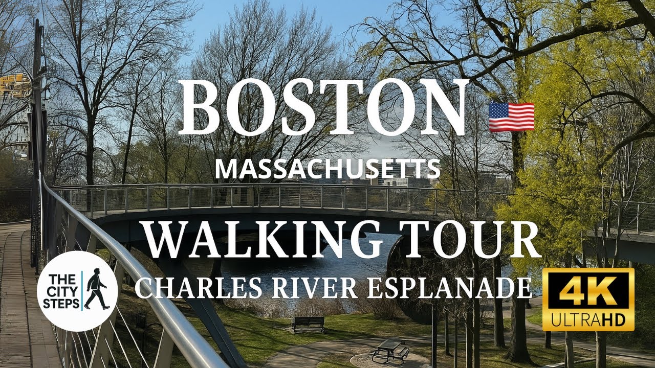 WALKING TOUR | Boston Massachusetts USA in 4K | Ambient City Walk | THE ...