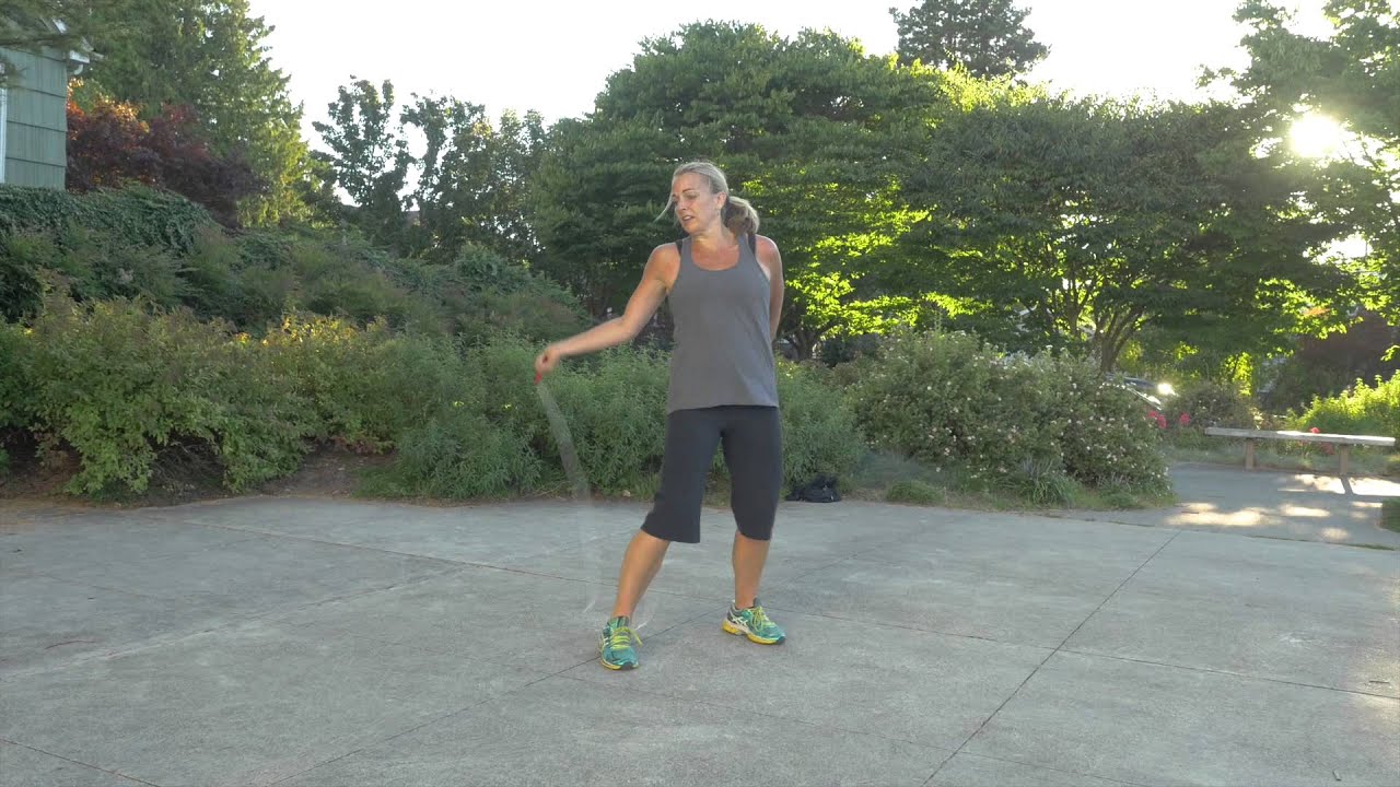 Rene Jump Rope. Freestyle Jump Rope Outdoors - YouTube