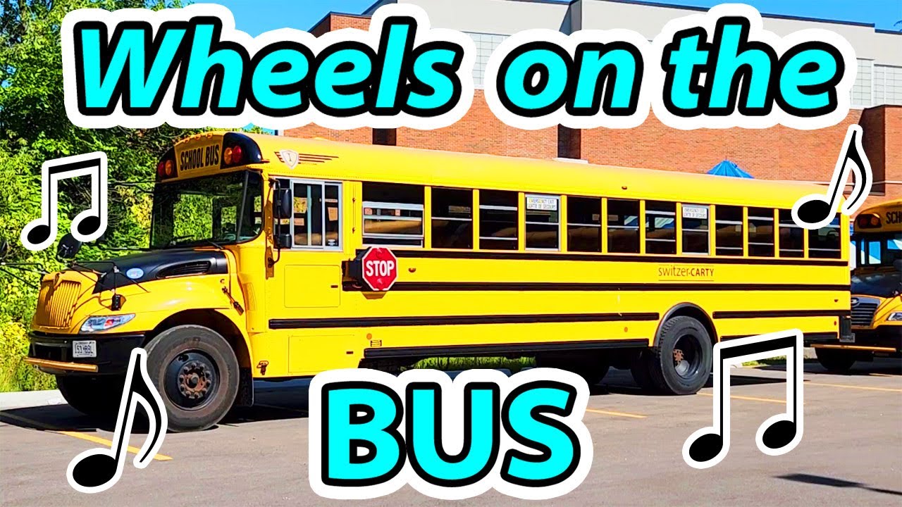 School Bus Wheels on the Bus - Educational Videos for Kids ...
