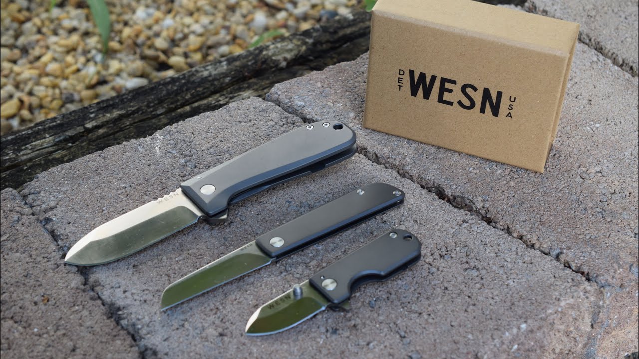 Unboxing & Reviewing 3 Titanium WESN BLADES!!!! (Allman, Samla, and ...