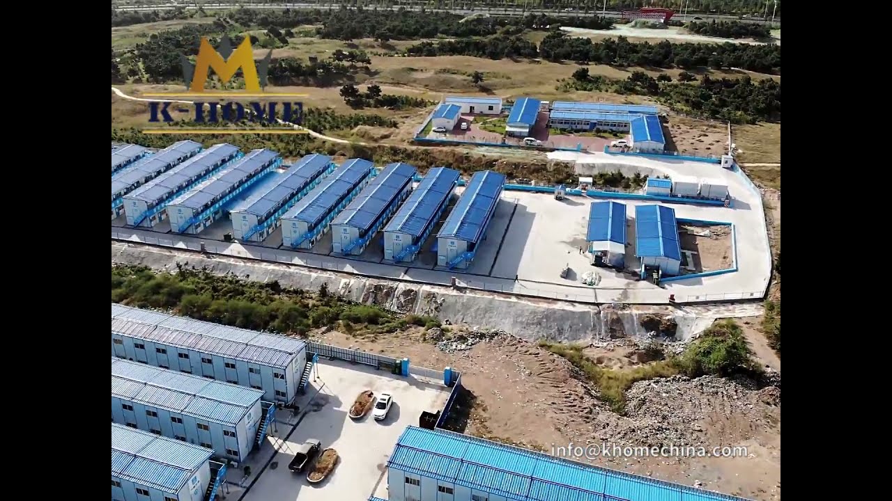 Prefab Labor Camp for Construction Site - YouTube