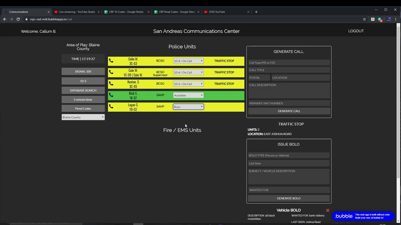 fivem dispatching - YouTube