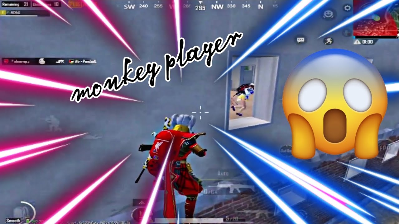 Monkey player 🙈/pubg mobile - YouTube