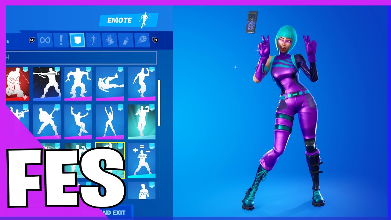 Fortnite Wonder Skin With all my Fortnite Dances & Emotes! - YouTube