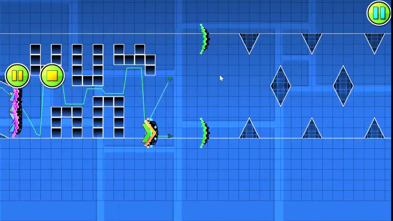 space battle layout by lithos(me) geometry dash - YouTube