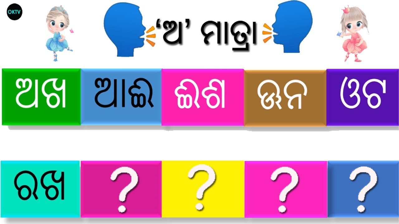 ଅ କାର ଯୋଗ|📚🔥Odia Matra |Odia Matra Words |Odia a Kara Matra(Part-1 ...