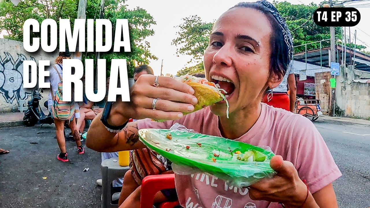 PROVANDO COMIDAS DE RUA NO MÉXICO | Playa del Carmen - YouTube