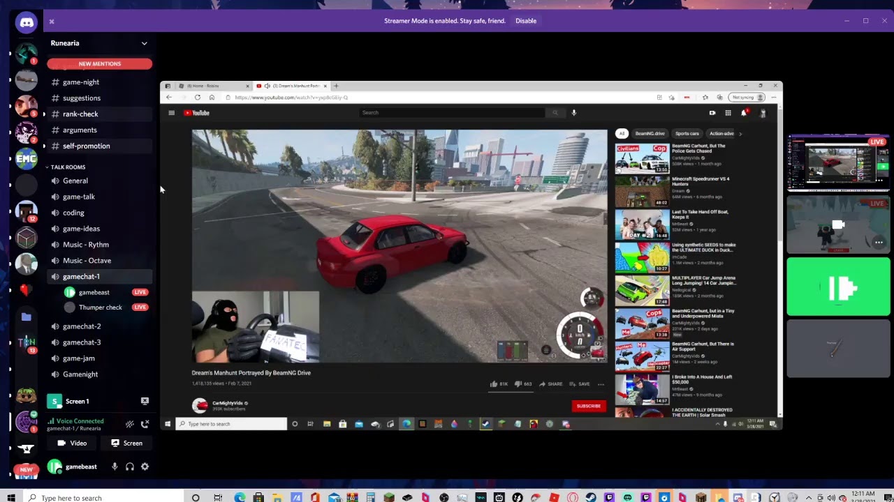 streaming on yt 2 - YouTube