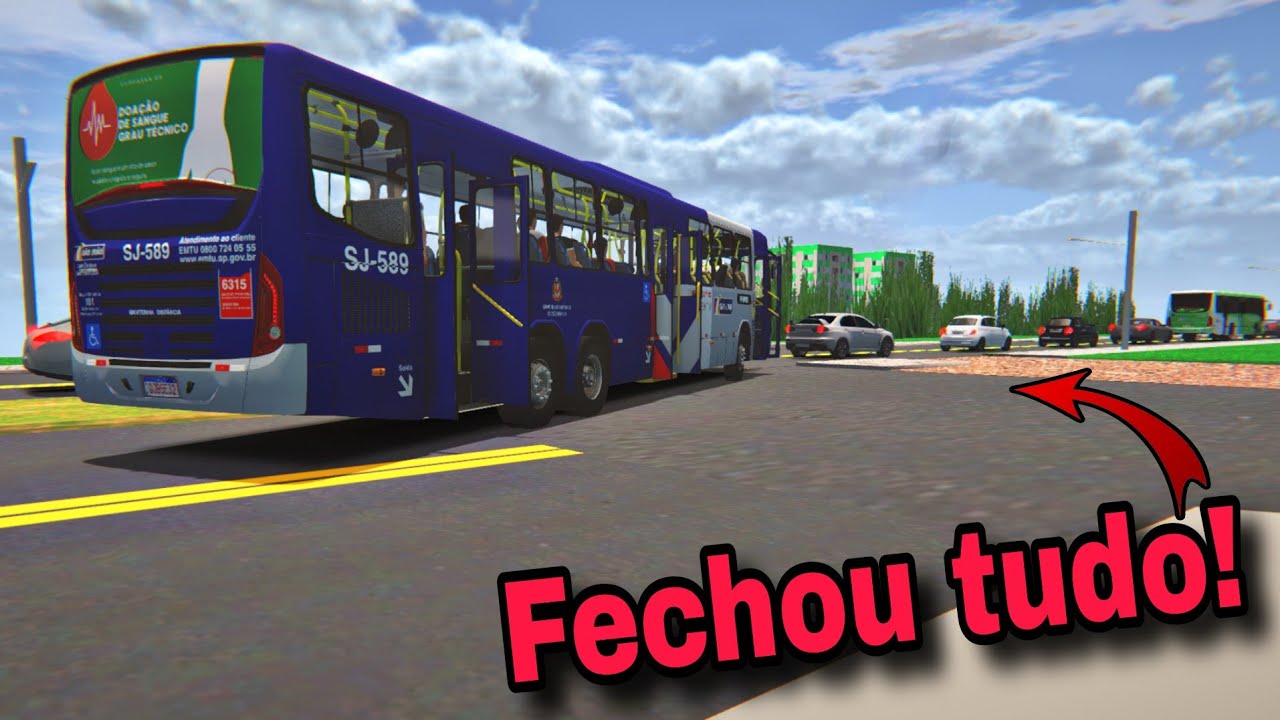 ONIBUS FICOU SUPER CHEIO NA LINHA PRA RODOVIARIA - PROTON BUS SIMULADOR ...