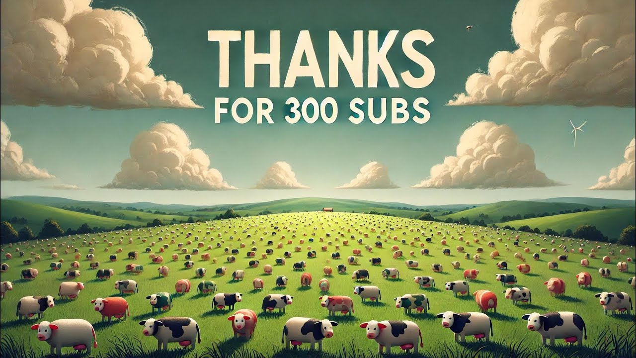 thanks for 300 subs :) (subs special 300 cows) - YouTube
