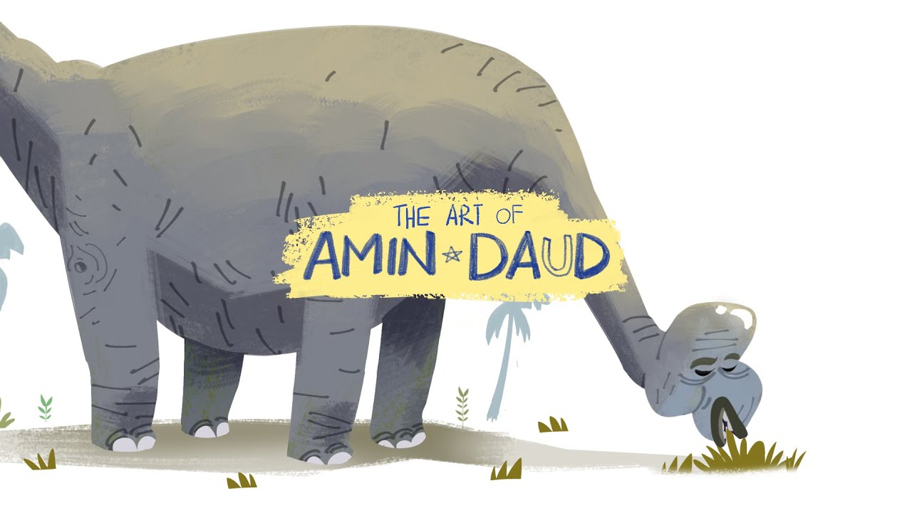 "APATOSAURUS" Dinosaur Digital Illustration speed painting by Amin Daud ...