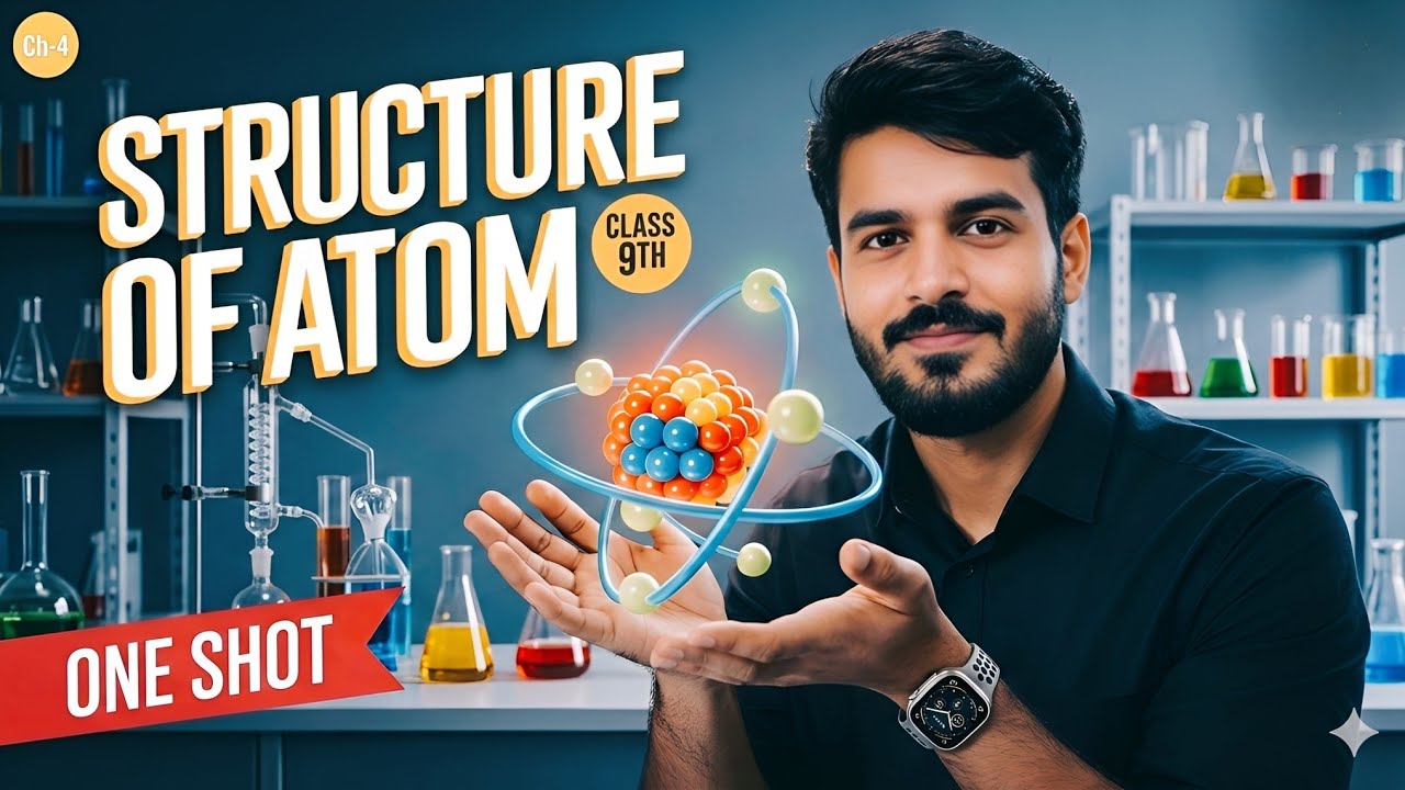 Ch-04 | Structure of Atom | One Shot | Class-09th | Full NCERT Covered ...