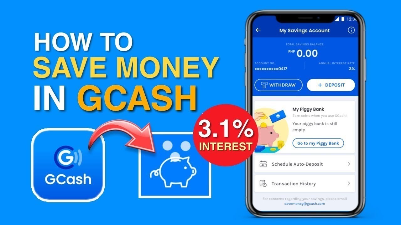 GSAVE | How to SAVE MONEY in GCASH APP | CIMB BANK | Step by Step - YouTube